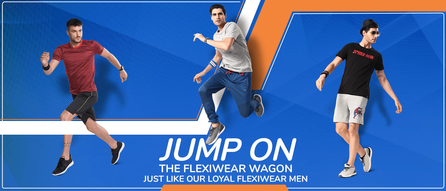 Jump on the flexiwear wagon just like our loyal flexiwear men
