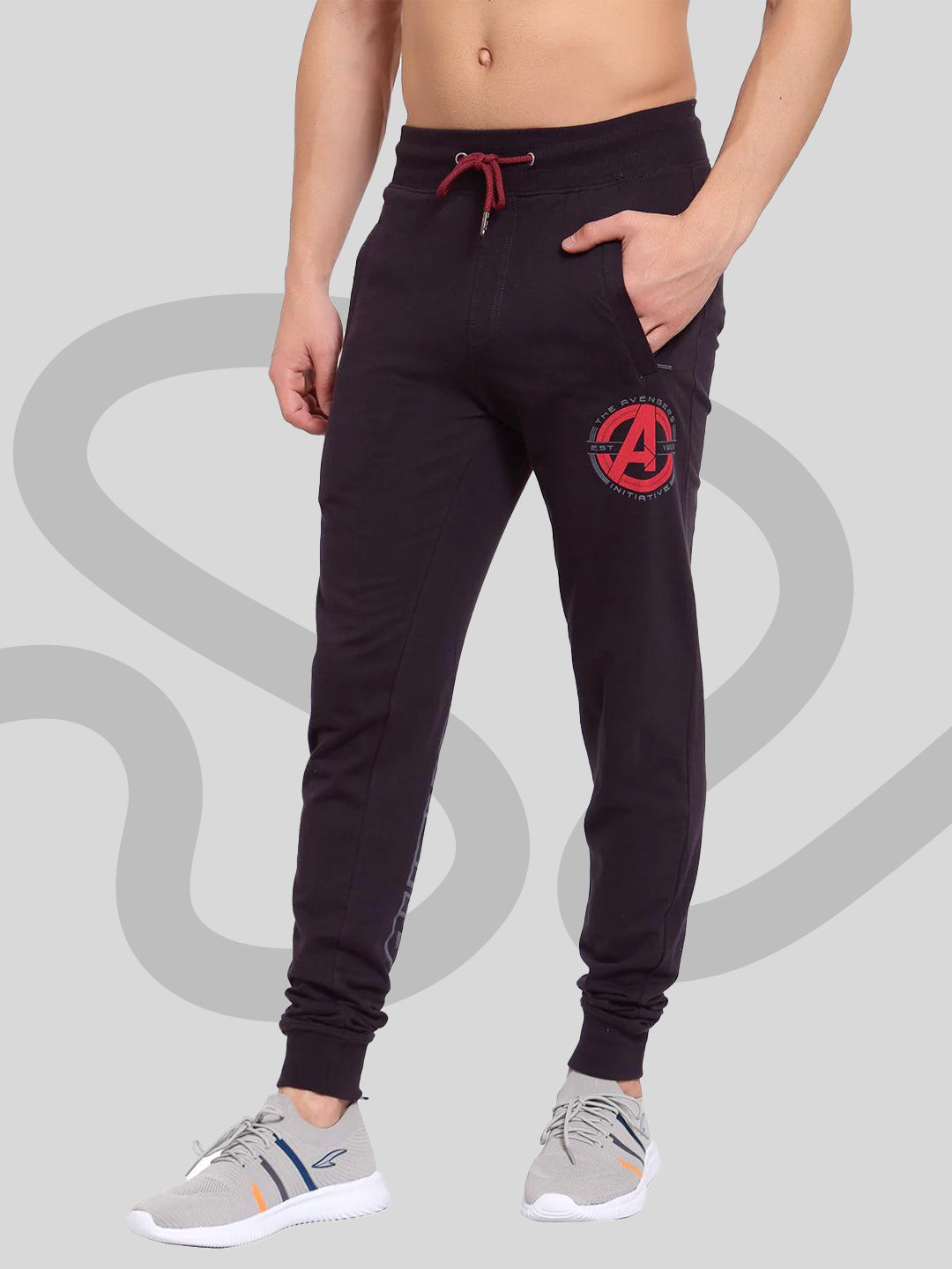 Sporto : Buy Marvel Avenger logo Joggers for Men's - Charcoal
